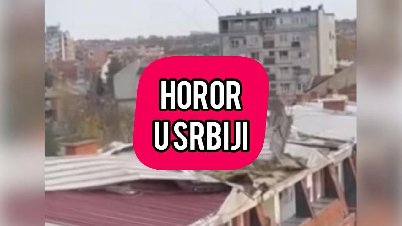 Horor u Srbiji! Oluja NOSI KROVOVE! Nezapamcrno nevreme UDARILO! Budite ...