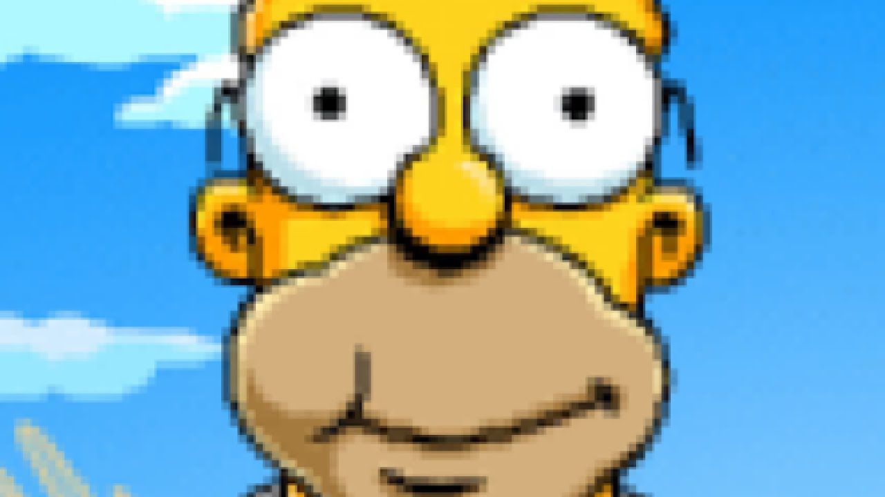 Homer Simpson drives into a falling donut and dies. - YouTube