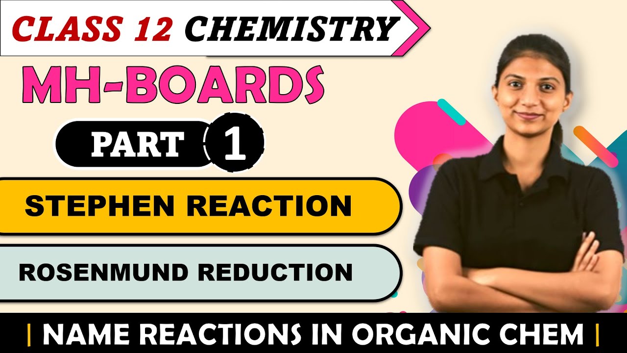 STEPHEN REACTION | ROSENMUND REDUCTION REACTION | NAME REACTION SERIES ...