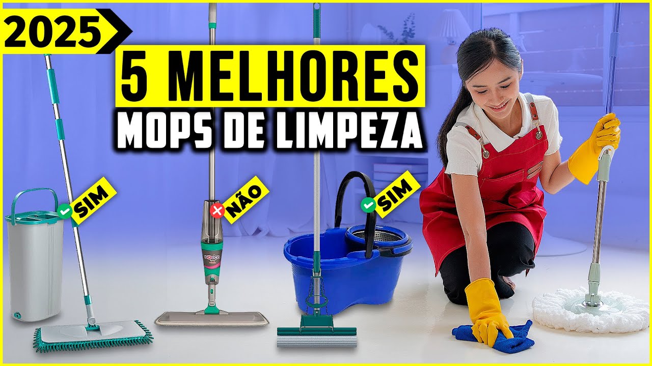 Os 5 Melhores Mop Limpeza / Mop de Limpeza Em 2025! - YouTube