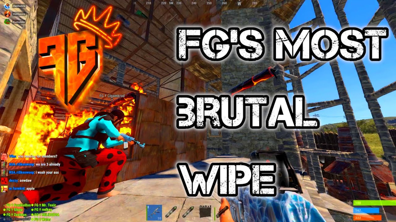 How Rust's Top Clan Slams Vital Main Wipe Day with 2 Raids - Rust Zerg ...