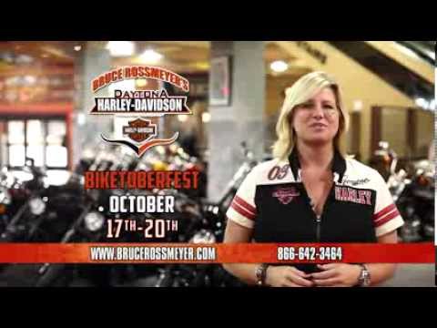 Bruce Rossmeyer's Daytona Harley-Davidson Biketoberfest - YouTube