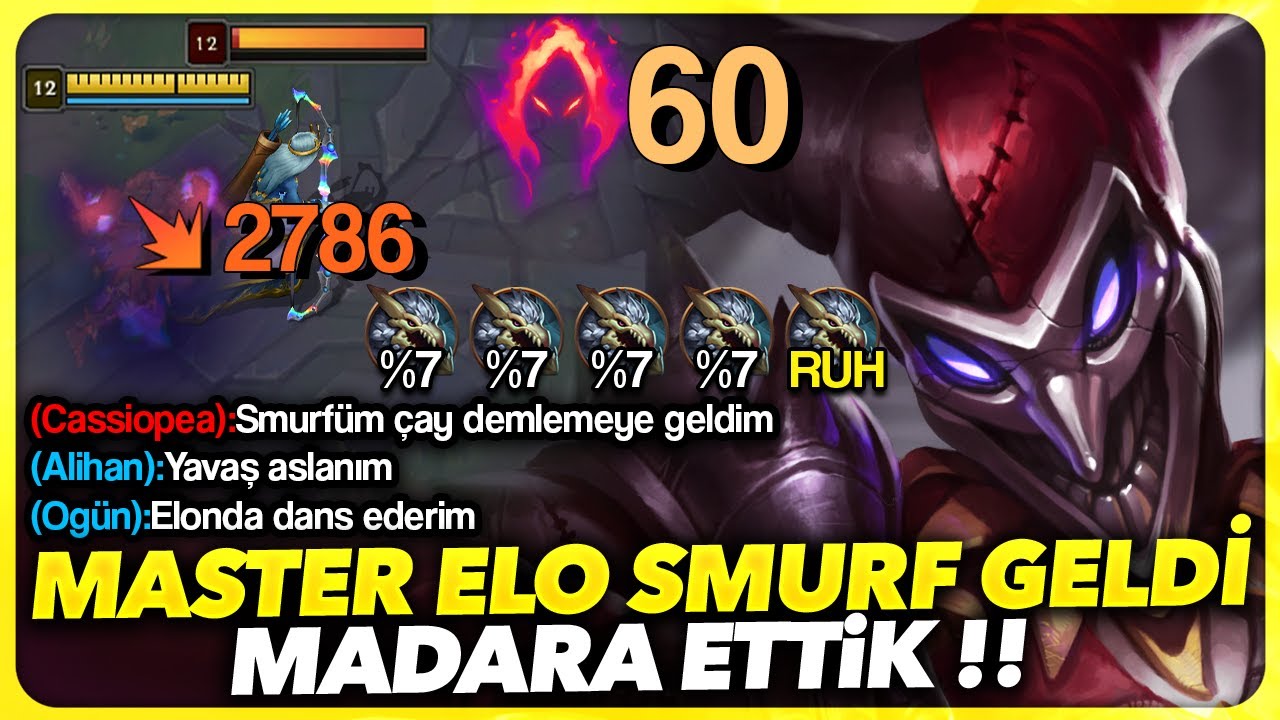 58 SKOR 60 KARAHASAT FULL AD SHACO ! YÜKSEK ELO SMURF GELDİ SİZE OYUN ...