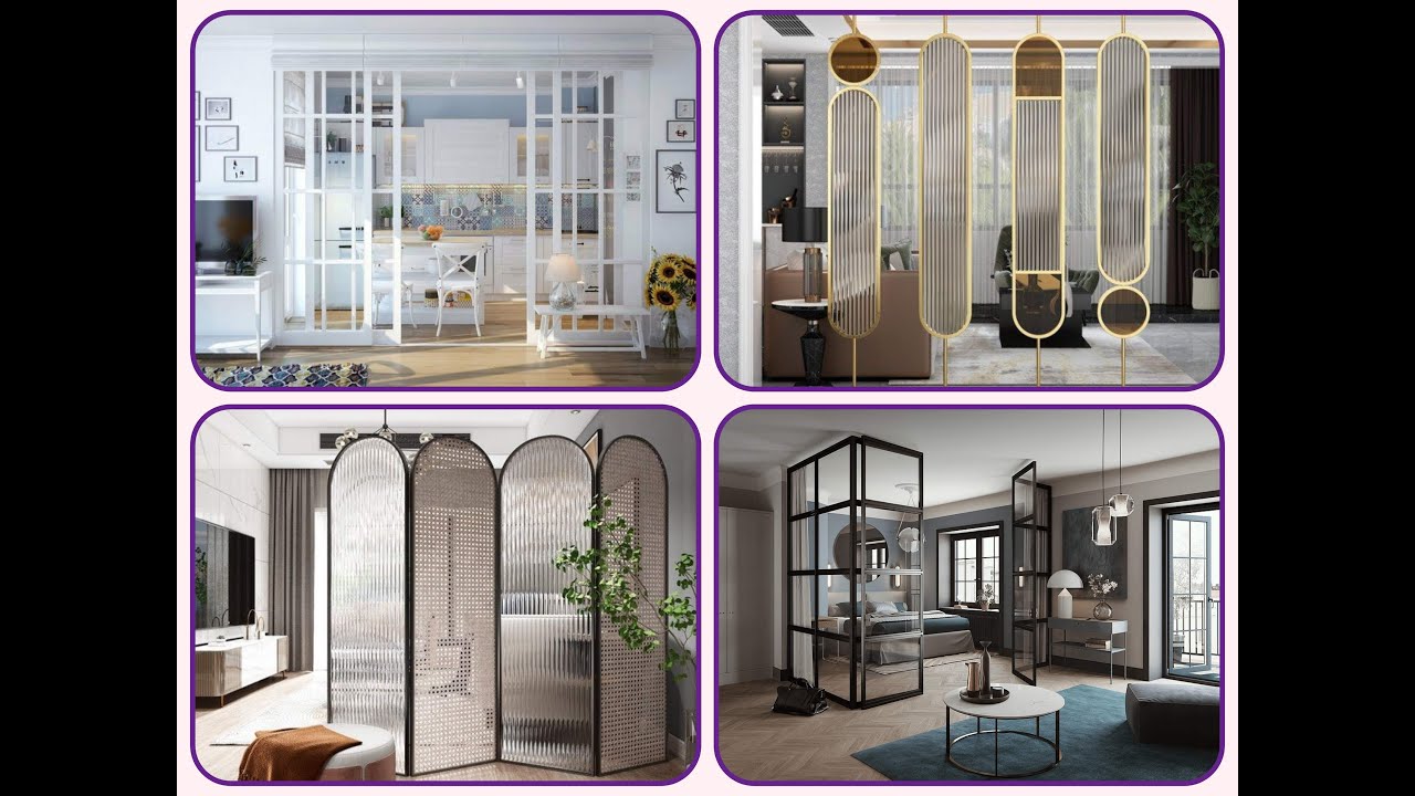 Home decor glass partition rooms ideas , most trendy and modern style ...