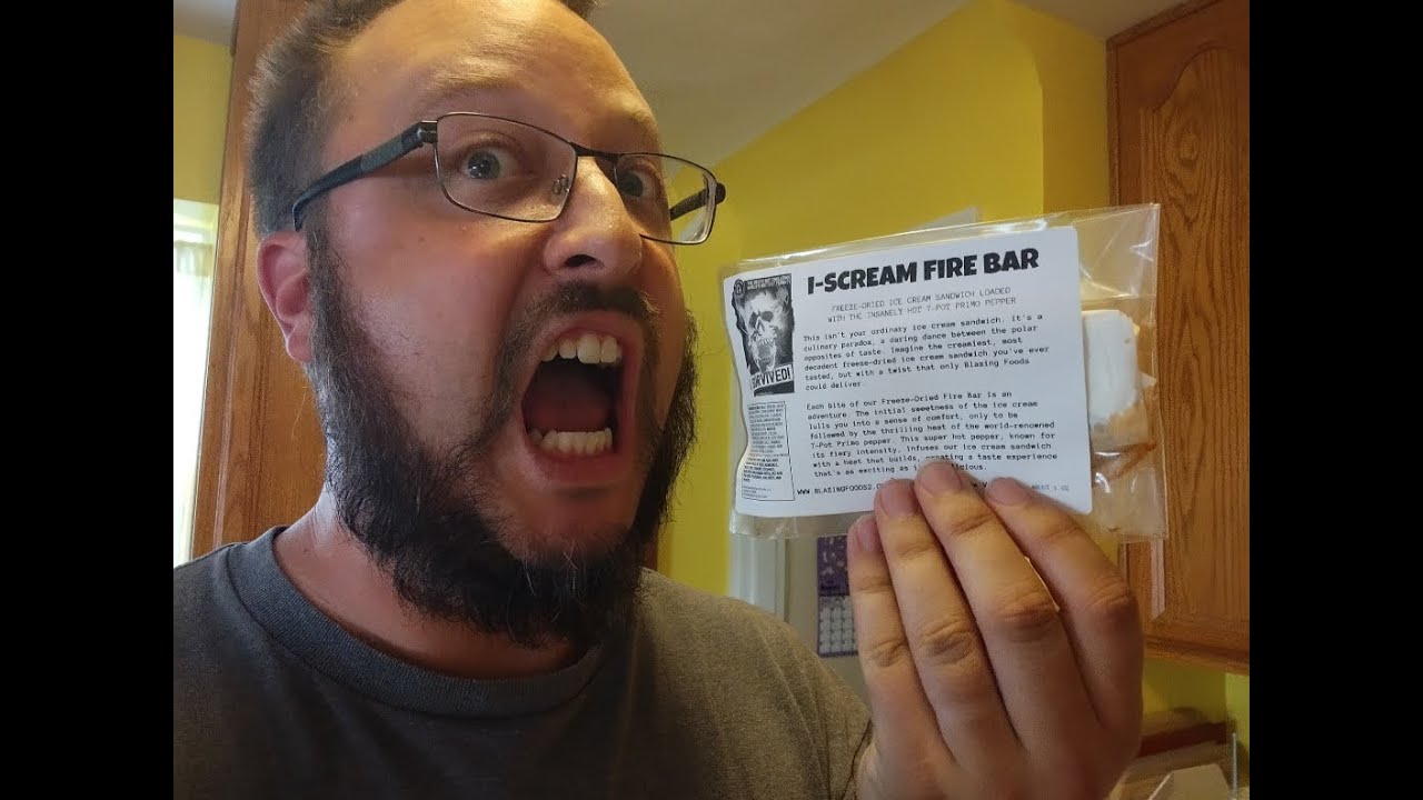 "I-Scream Fire Bar" (Blazing Foods) | Review - YouTube