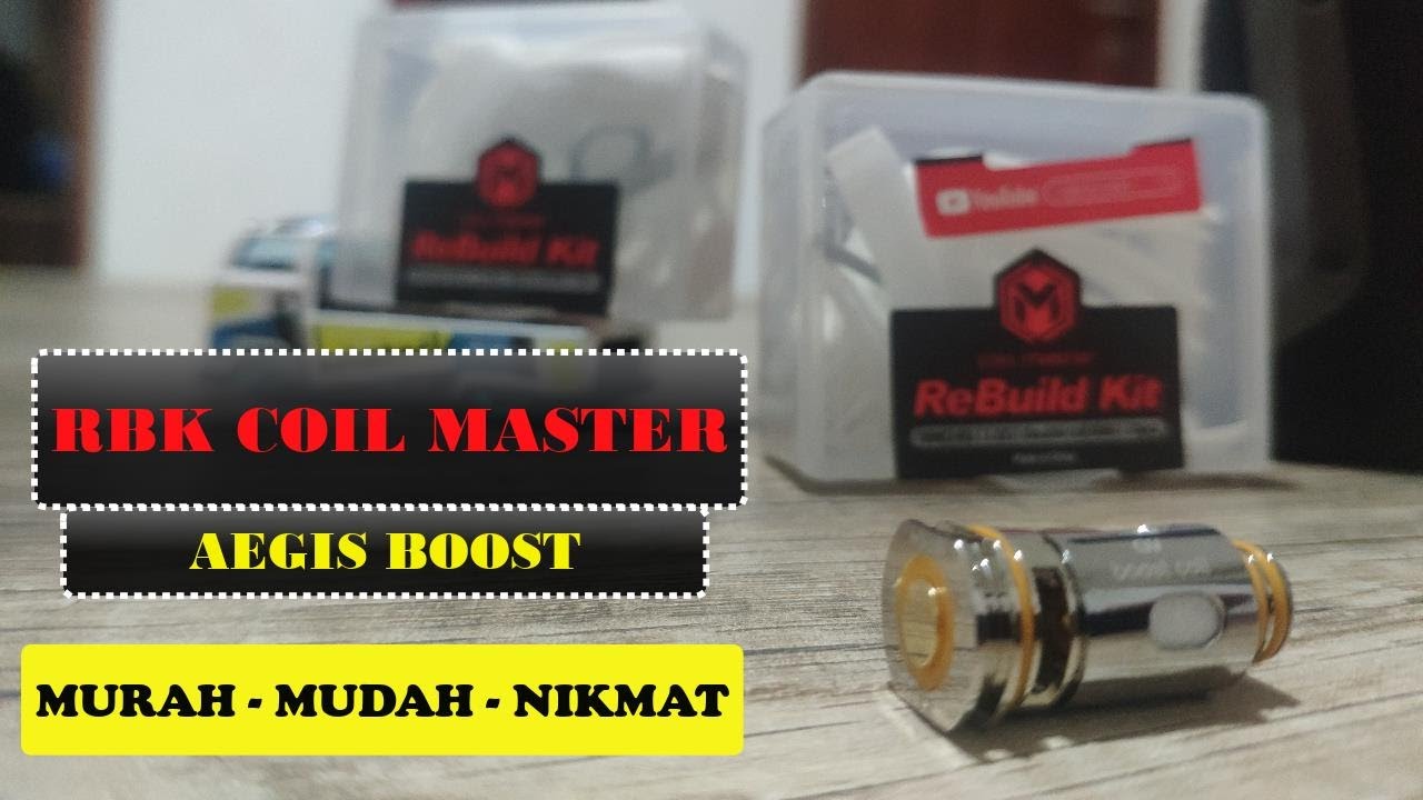 Cara mudah Re-coil Aegis Boost | RBK by Coil Master - YouTube
