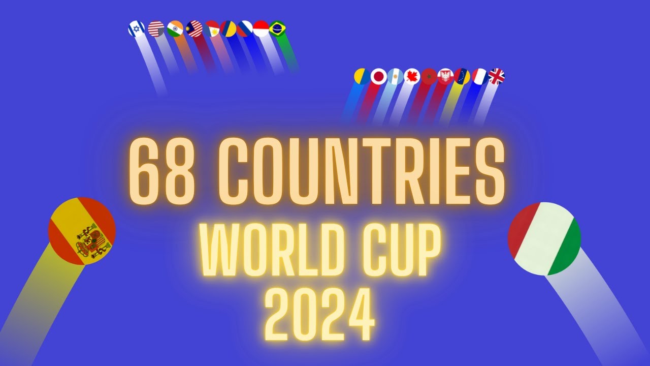 68 Countries Elimination Marble Race in Algodoo - YouTube