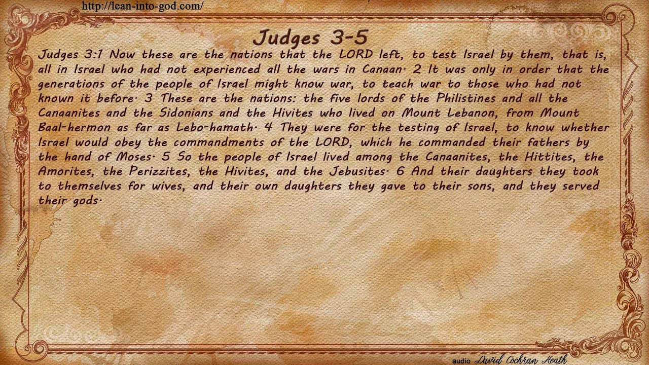 Judges 3-5 - YouTube