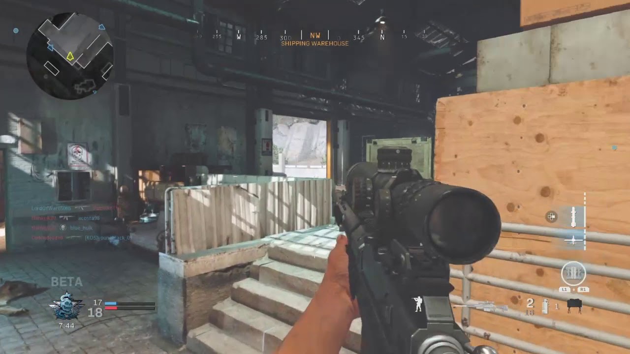 Cod mw beta gameplay - YouTube