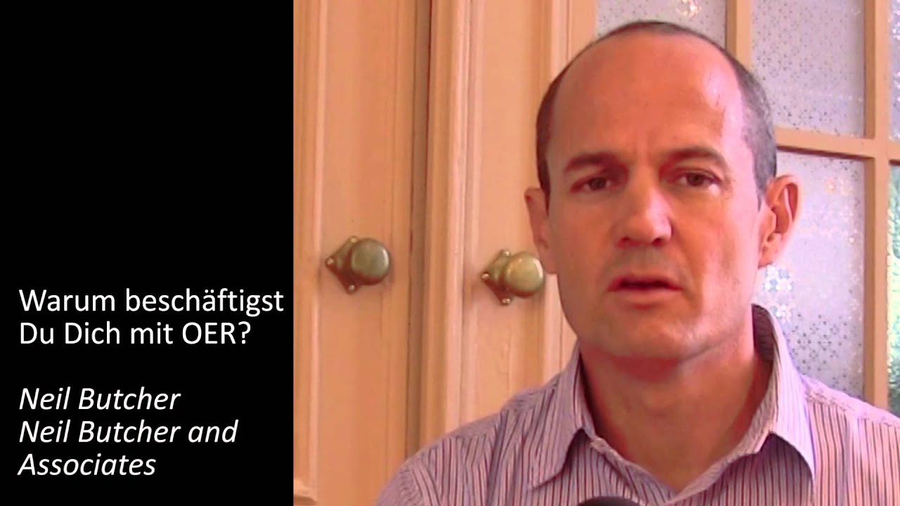 E2 Neil Butcher - Warum beschäftigst Du Dich mit OER? - YouTube