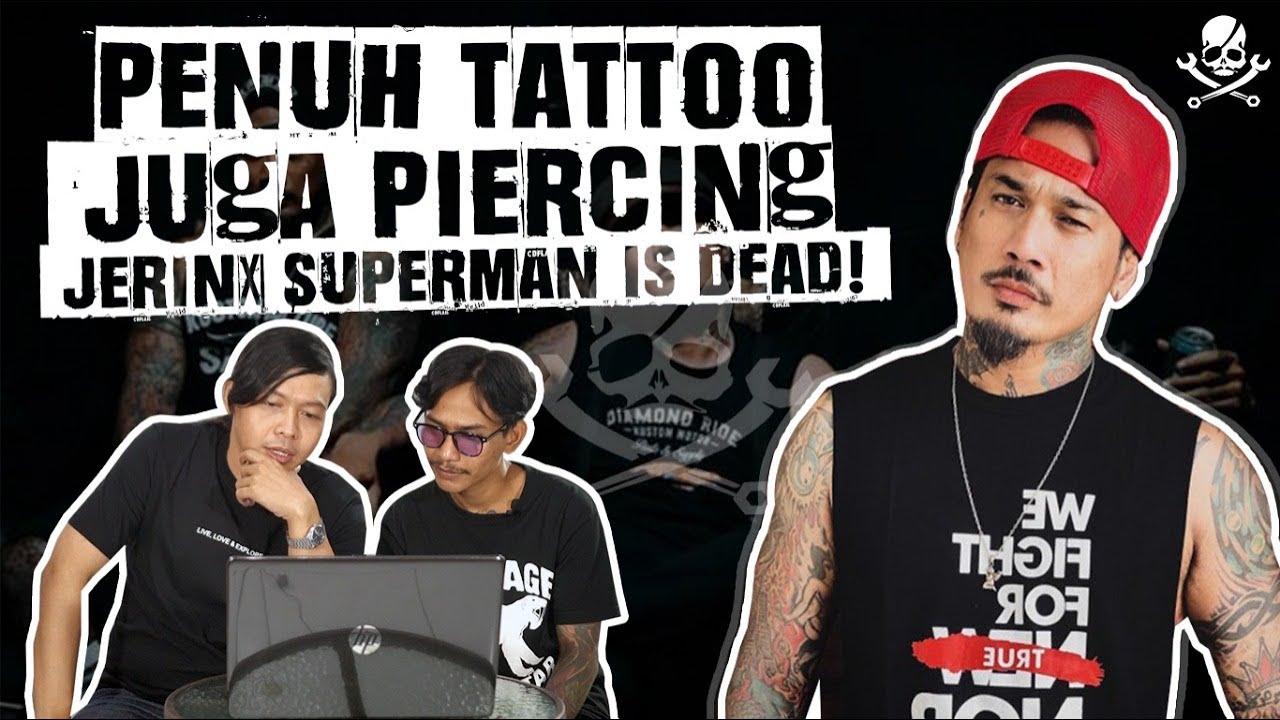 TATTOO EPIC JERINX S.I.D || PENUH TATTOO JUGA PIERCHING || TATTOO ...
