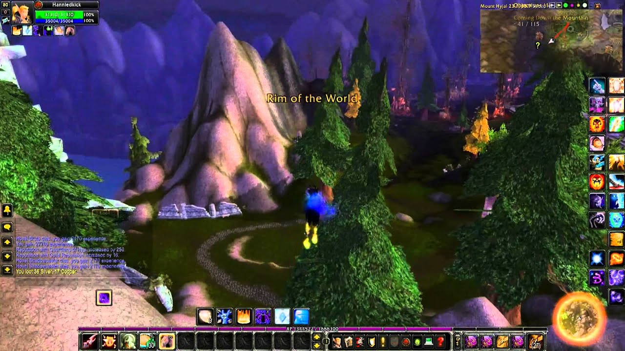 Mount Hyjal - The Fire of Mount Hyjal - YouTube