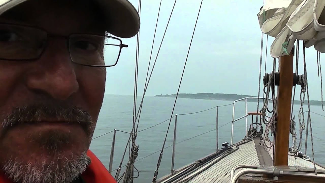 Segeln Ostsee 10 Einhand. Ankern nach Aarö - YouTube