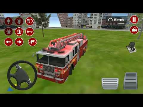 Real Fire Truck Driving Simulator: Fire Fighting 2022 - Türk İtfaiye Oyunu İtfaiye araba