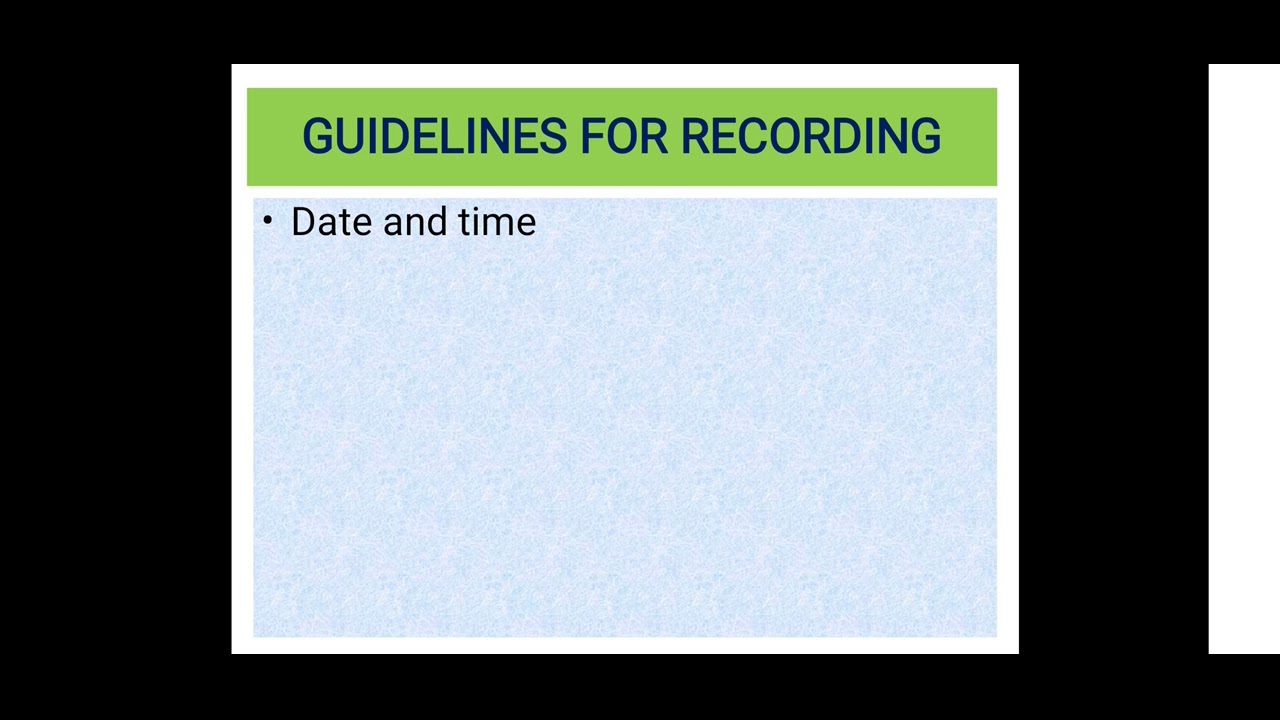 Guidelines for recording - YouTube