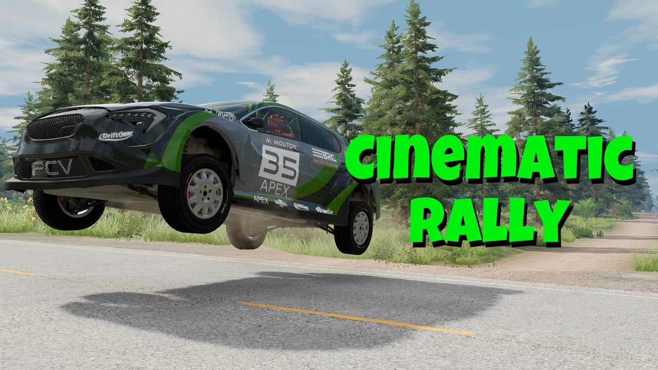 BeamNG Rally Car - Cinematic - YouTube