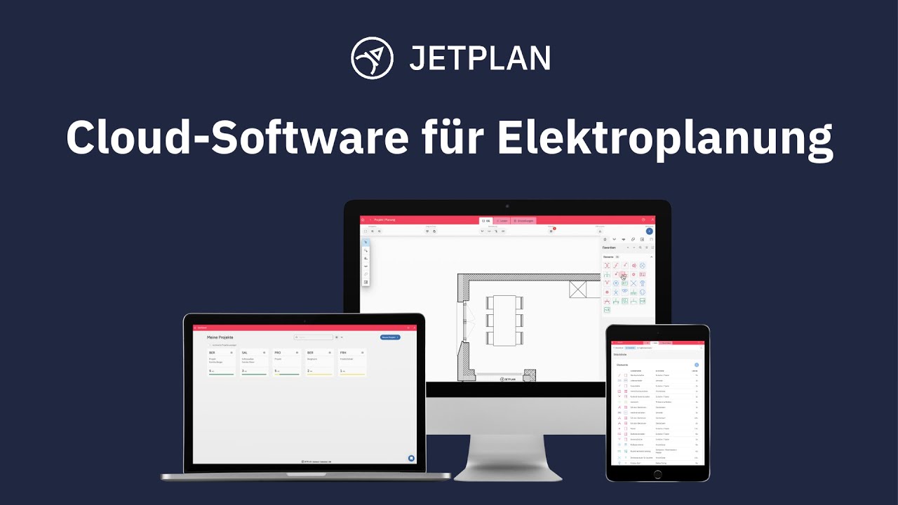 JETPLAN - die Cloud-Software für Elektroplanung - YouTube