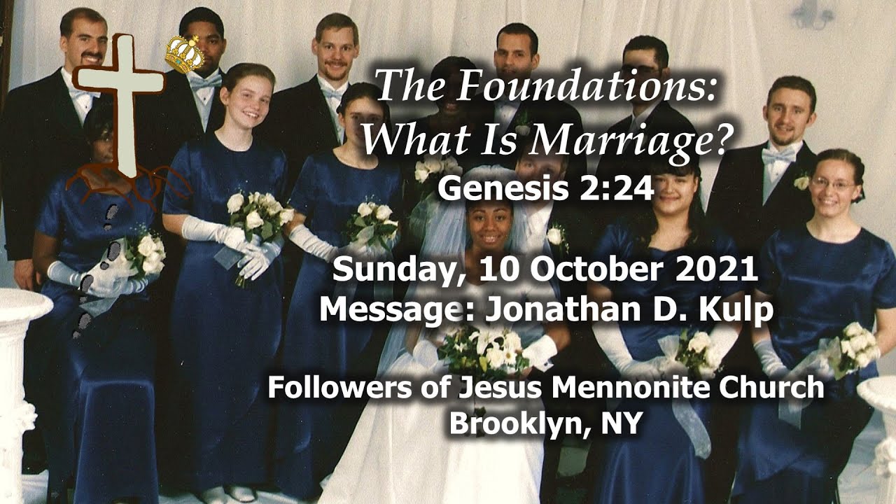 The Foundations: What Is Marriage? - YouTube