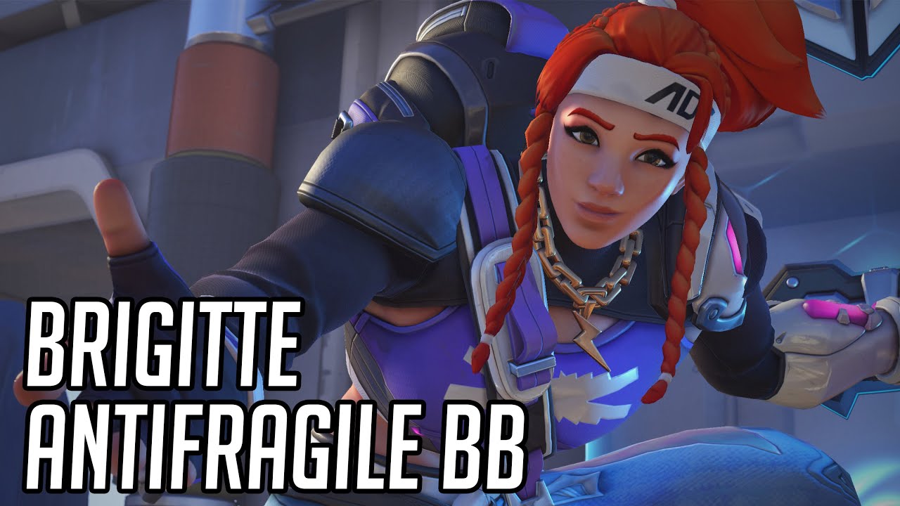 Brigitte "ANTIFRAGILE BB" LE SSERAFIM Skin Showcase - Overwatch 2 - YouTube
