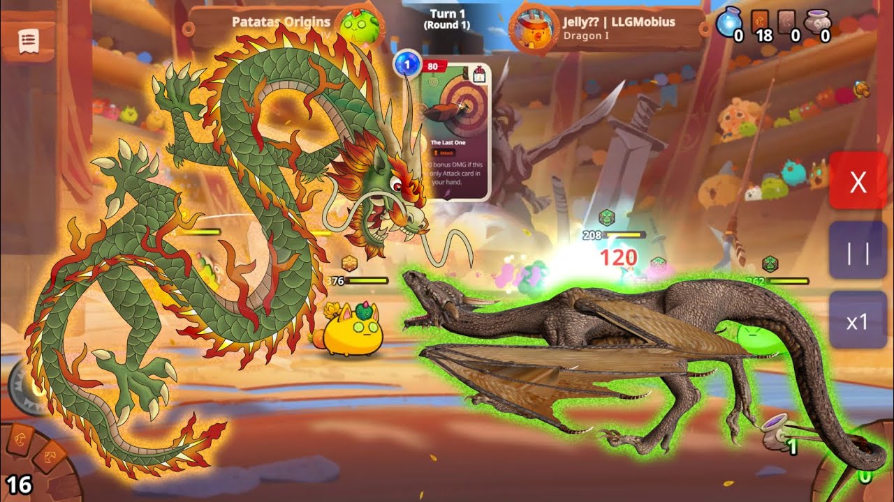Battle of the Dragons! Who Will Get Eaten Alive? P.O.TV: (Replay) Axie Infinity Origin OFF-S1 ...