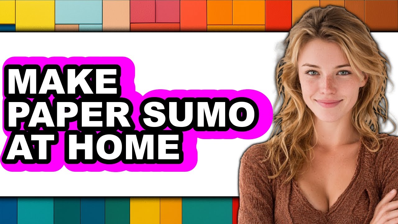 How To Make Paper Sumo At Home (Easy Method) - YouTube