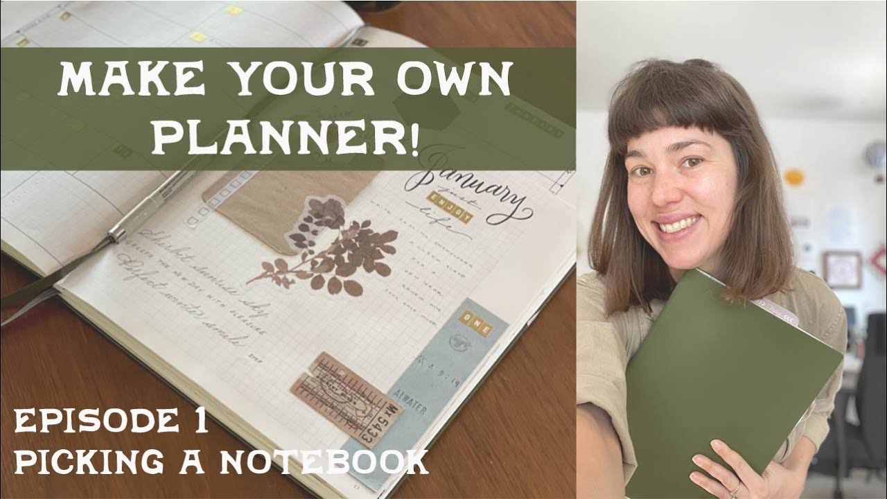 Make Your Own Planner | Episode 1 | Choosing your BUJO Notebook - YouTube