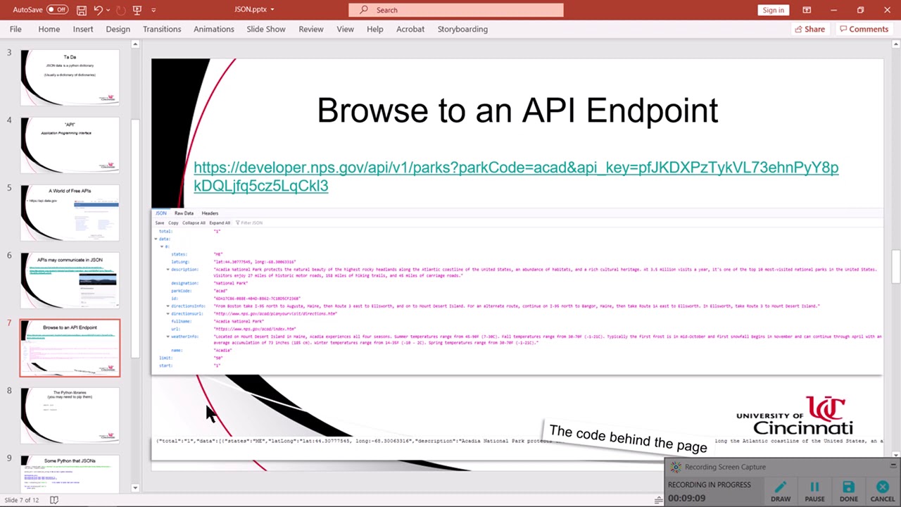 JSON and API calls - YouTube