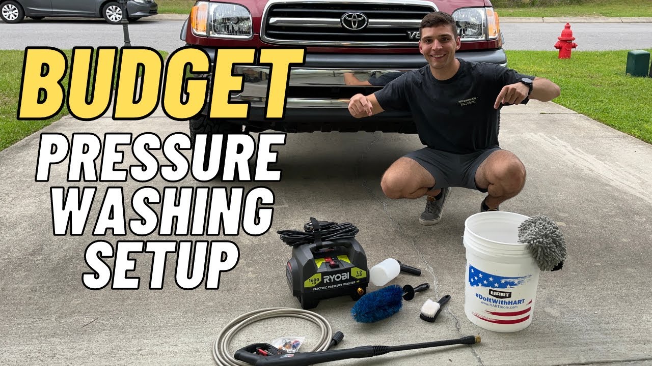An AWESOME pressure washing setup for under $150 - YouTube