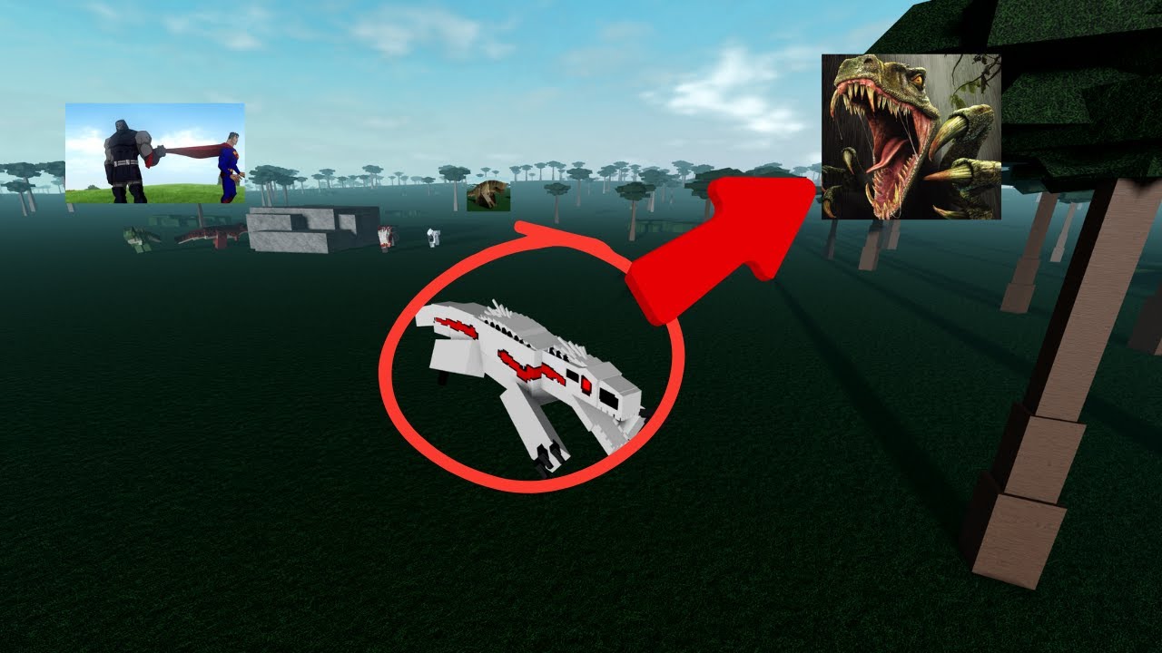 Lvl 99 Indoraptor vs lvl 2 Rex [Jurassic Pixel] - YouTube