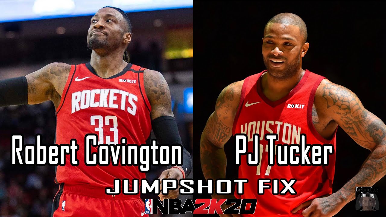 PJ Tucker Robert Covington Jumpshot Fix NBA2K20 - YouTube