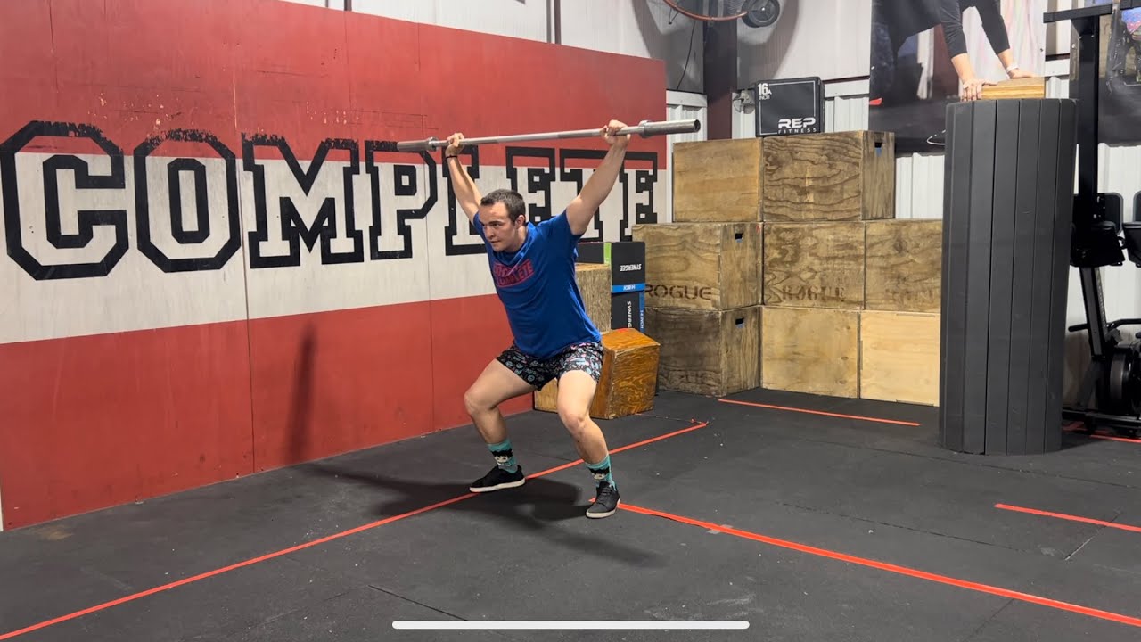 Hang Snatch w/ pause at Knee and Catch (pull from ground each time ...