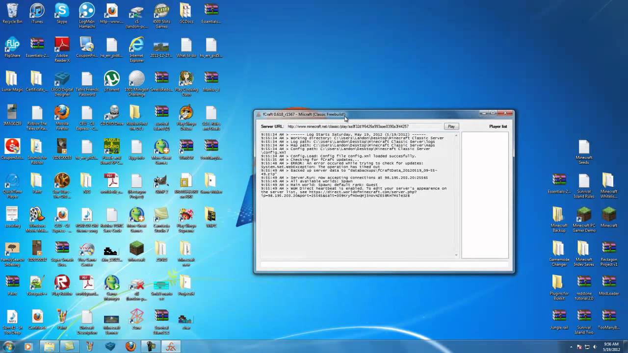 How to make a Minecraft Classic Server! (Fcraft) - YouTube