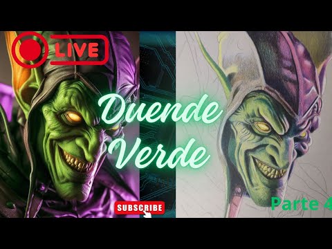 desenhando o duende verde parte 4. - YouTube