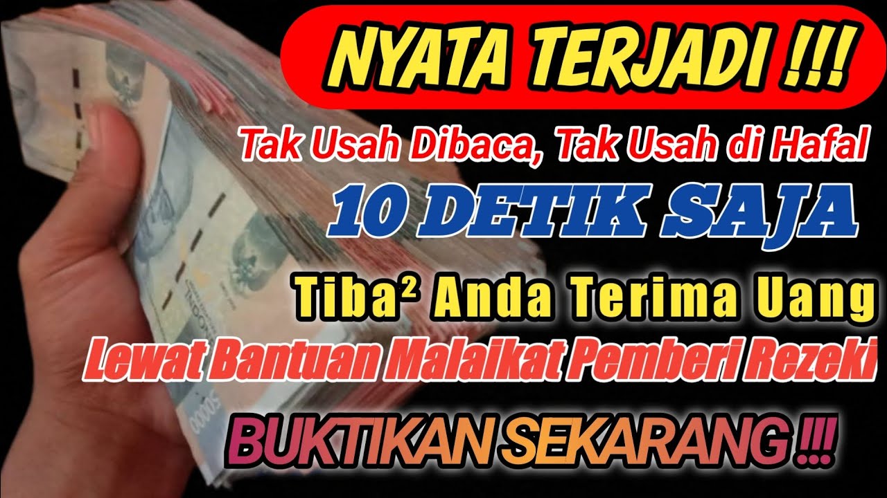 🔴 NYATA TERJADI HARI INI 10 DETIK PUTAR VIDEO INI, TIBA² 3M UANG DI ...