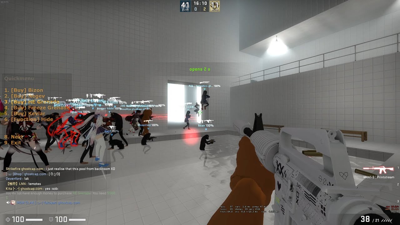 CSGO ZOMBIE ESCAPE ze_pools_b1_2 On Ghostcap - YouTube