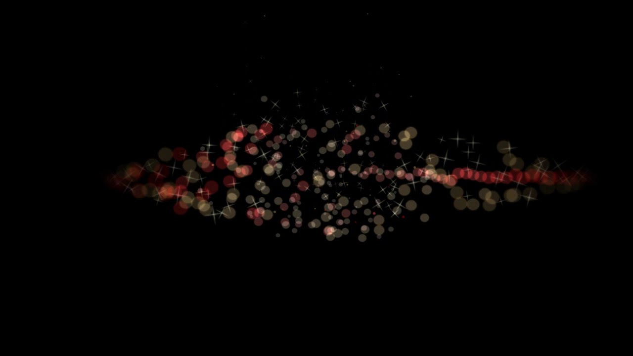 TRAILING SPARKLES BLACK SCREEN EFFECT - YouTube