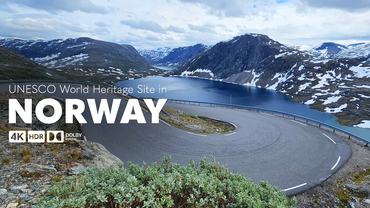 4K Scenic Drive - Amazing Road View of the UNESCO World Site in Norway ...