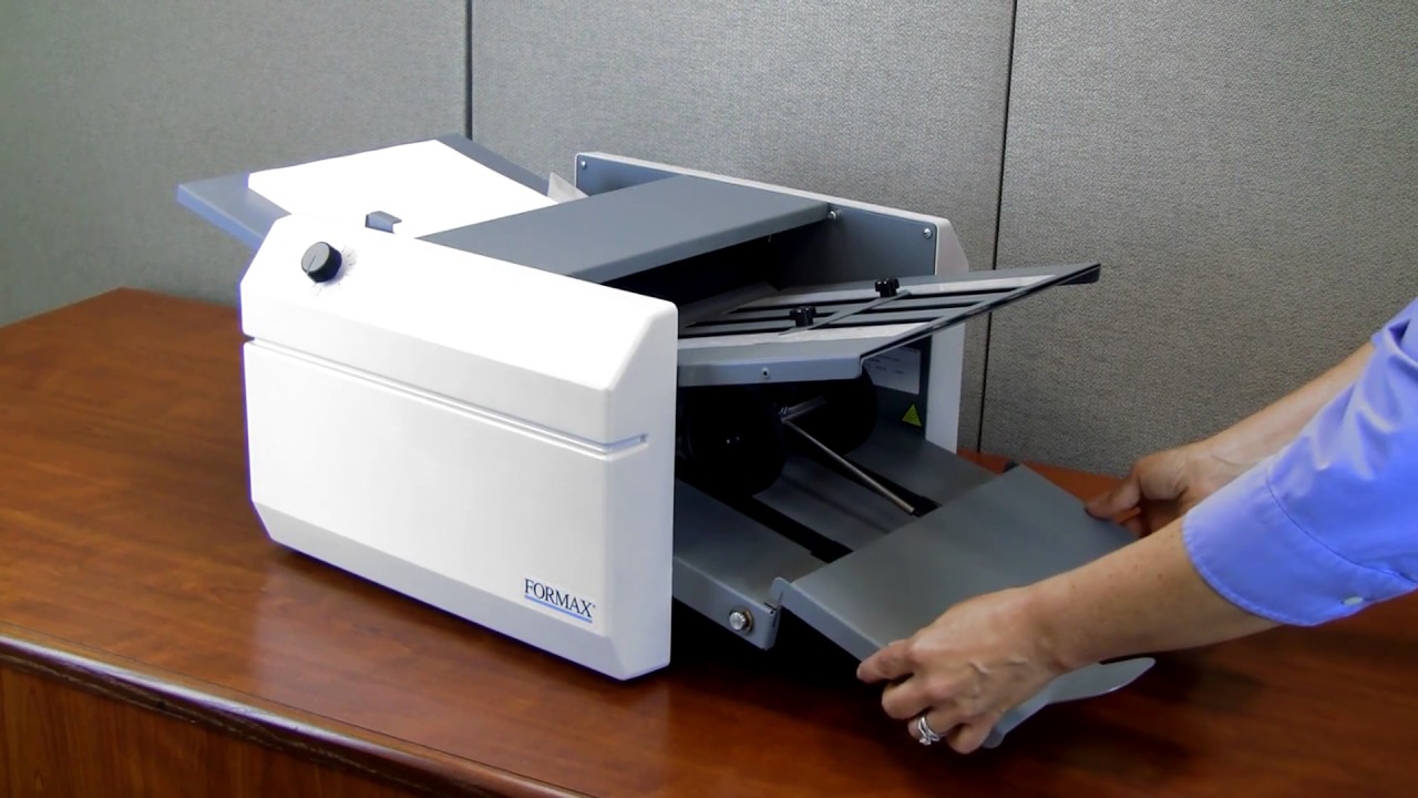 Formax FD 322 Tabletop Document Folder - YouTube