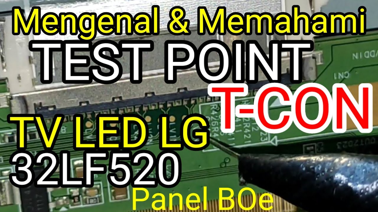 Test POINT T-CON TV LED LG 32 LF520 Panel Boe - YouTube