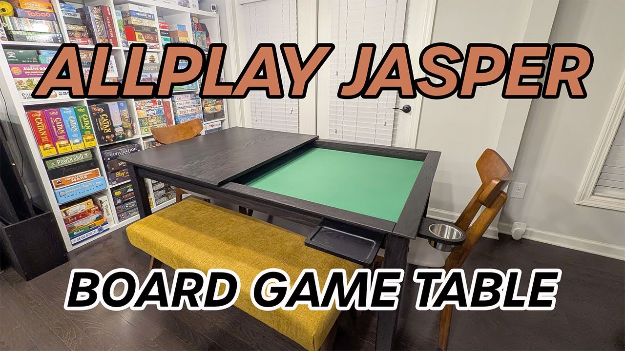 Allplay Jasper Board Game Table & Modular Accessories: 1 Year Review | Ikea Kallax Dining Room ...