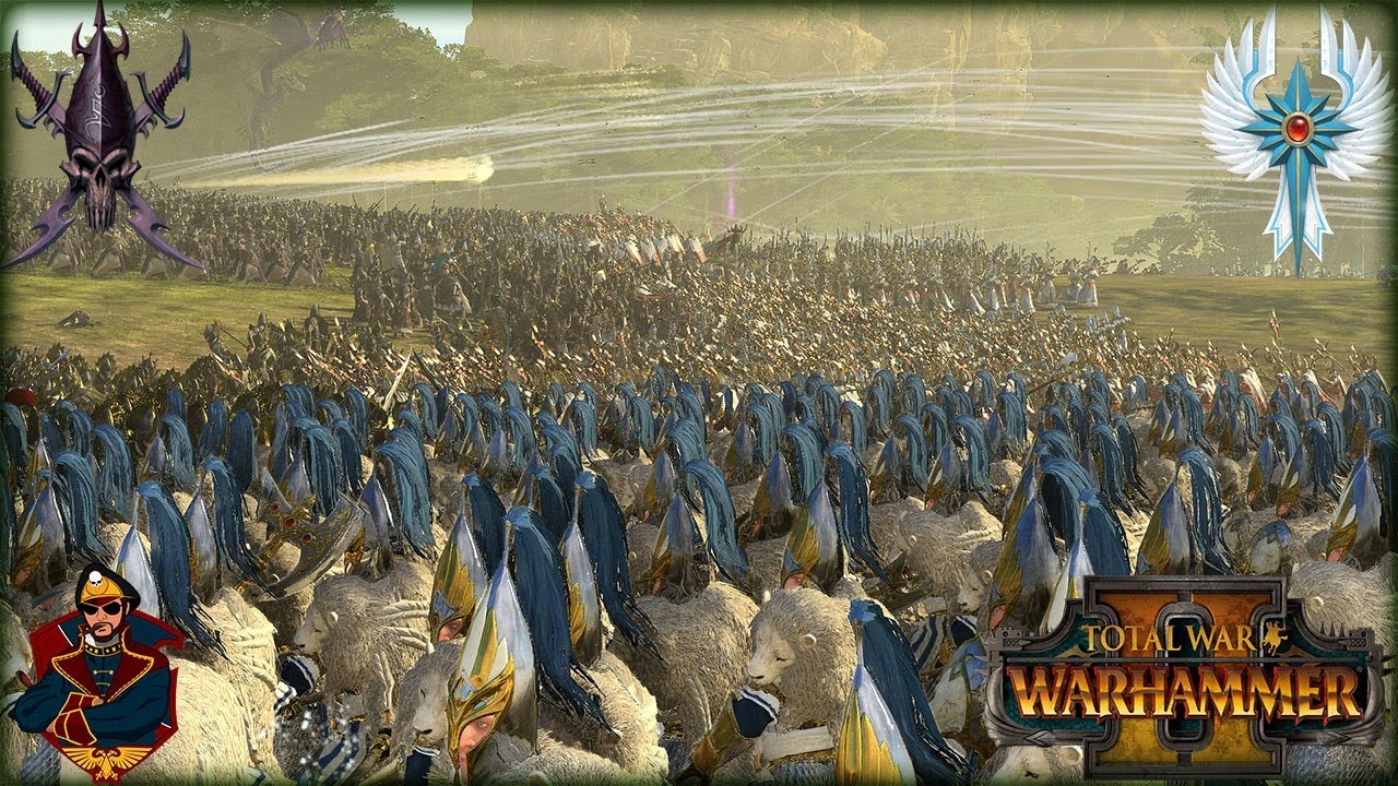 The Most Epic Field Battle: The Elven Civil War Total War Warhammer 2 ...