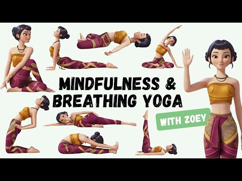 Mindful Yoga with Zoey | KPop Demon Hunters | Calm Yoga for Kids
