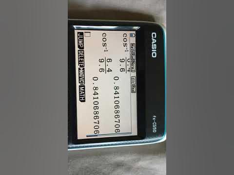 Casio graphic calculator wrong answer cos sin tan simple fix (model ...