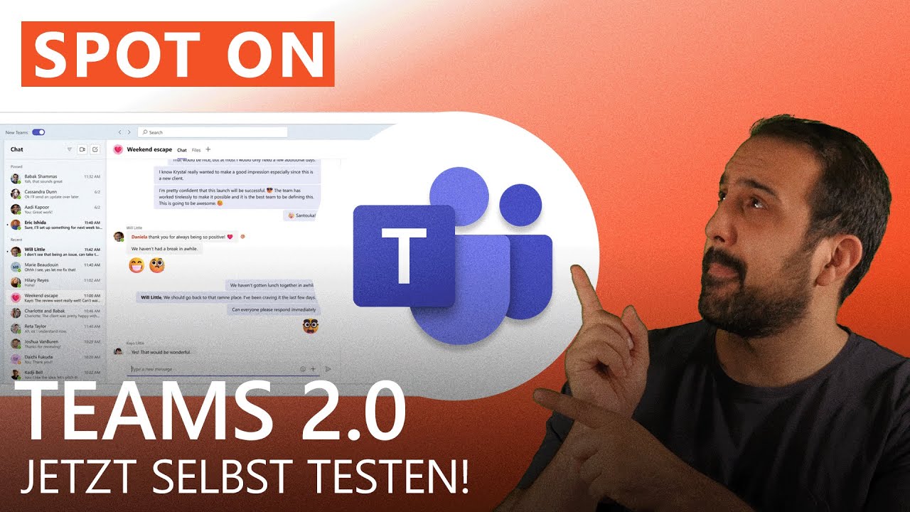 Das NEUE Microsoft Teams jetzt testen! - YouTube