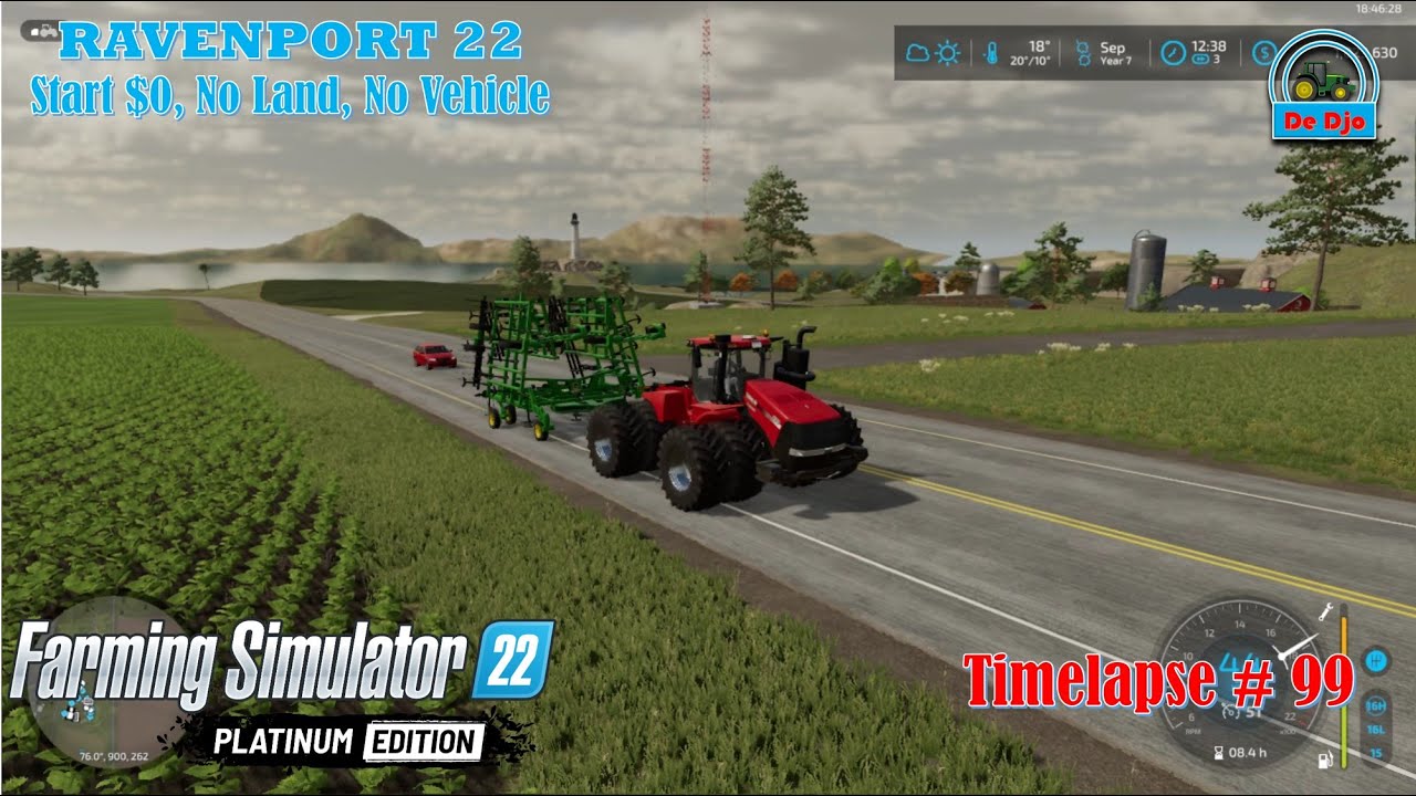 FS22 Ravenport 22 || Farming Simulator 22 || Start $0, No Land, No ...