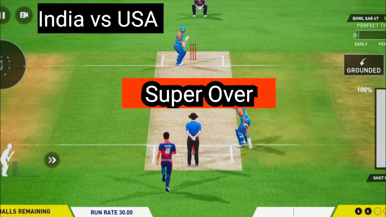 India vs United States of America Super Over Match | India vs usa wc ...