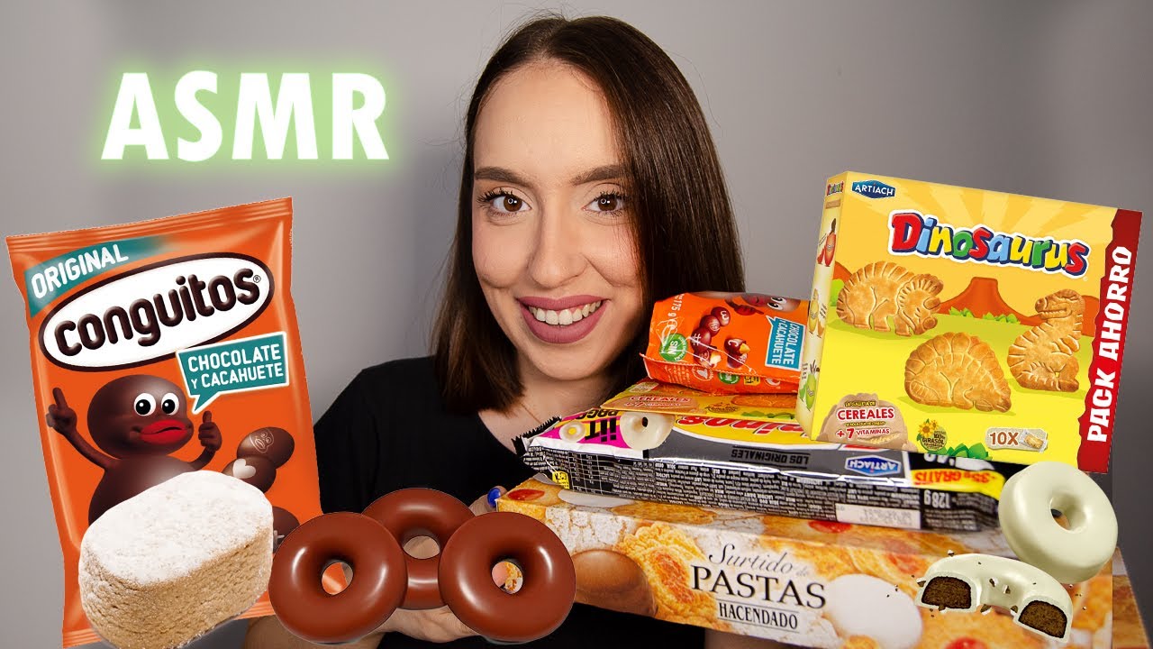 ASMR COMIENDO DULCES ESPAÑOLES | ASMR ESPAÑOL - YouTube