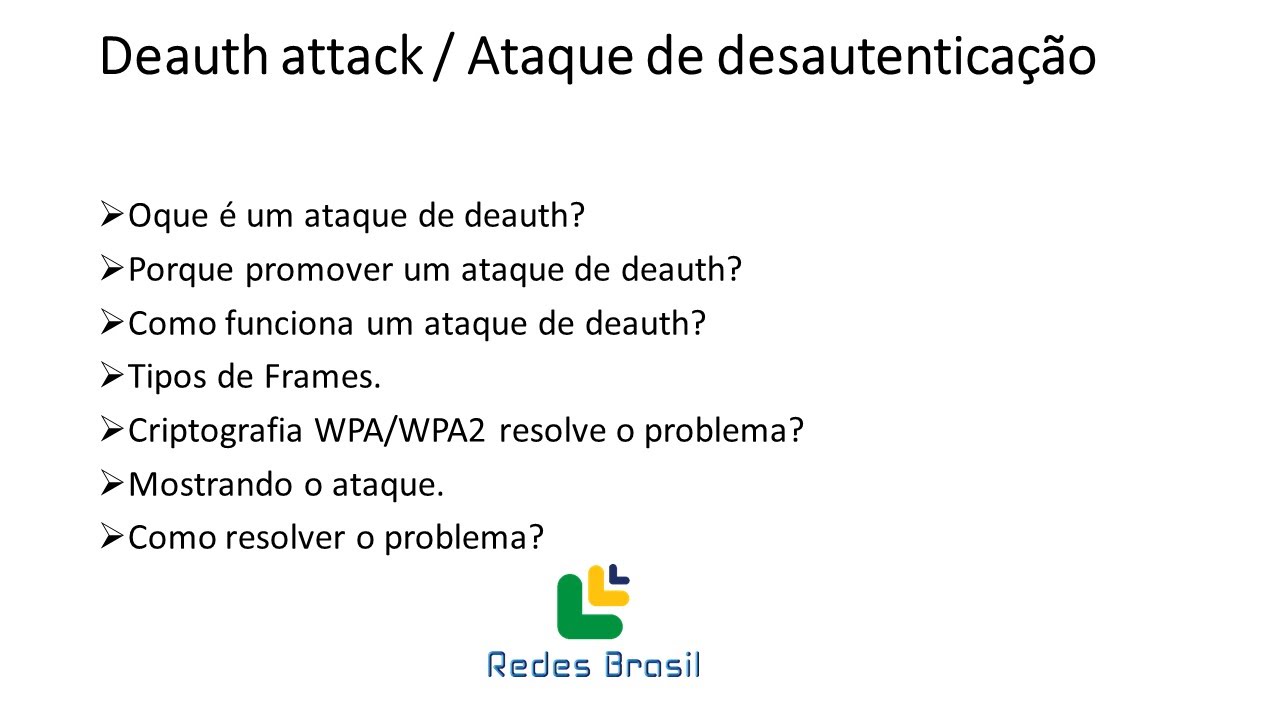 Entenda o ataque de desautenticação (deauth attack) | Redes Brasil ...