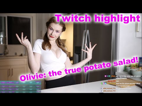 Twitch highlight: Olivie tutorial, how to cook a proper russian potato salad that everyone will love