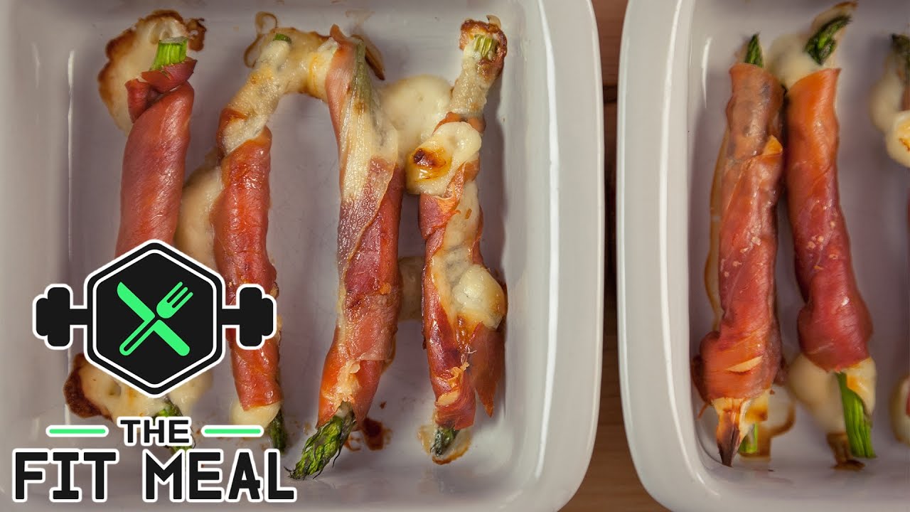 Asparagus wrapped in Parma Ham (Macro's in Video, High Protein) - YouTube